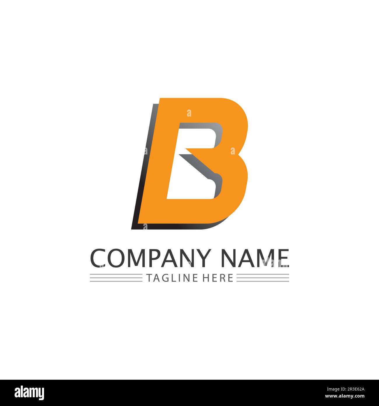 B font and Letter b logo design with modern concept. Icon letter b ...