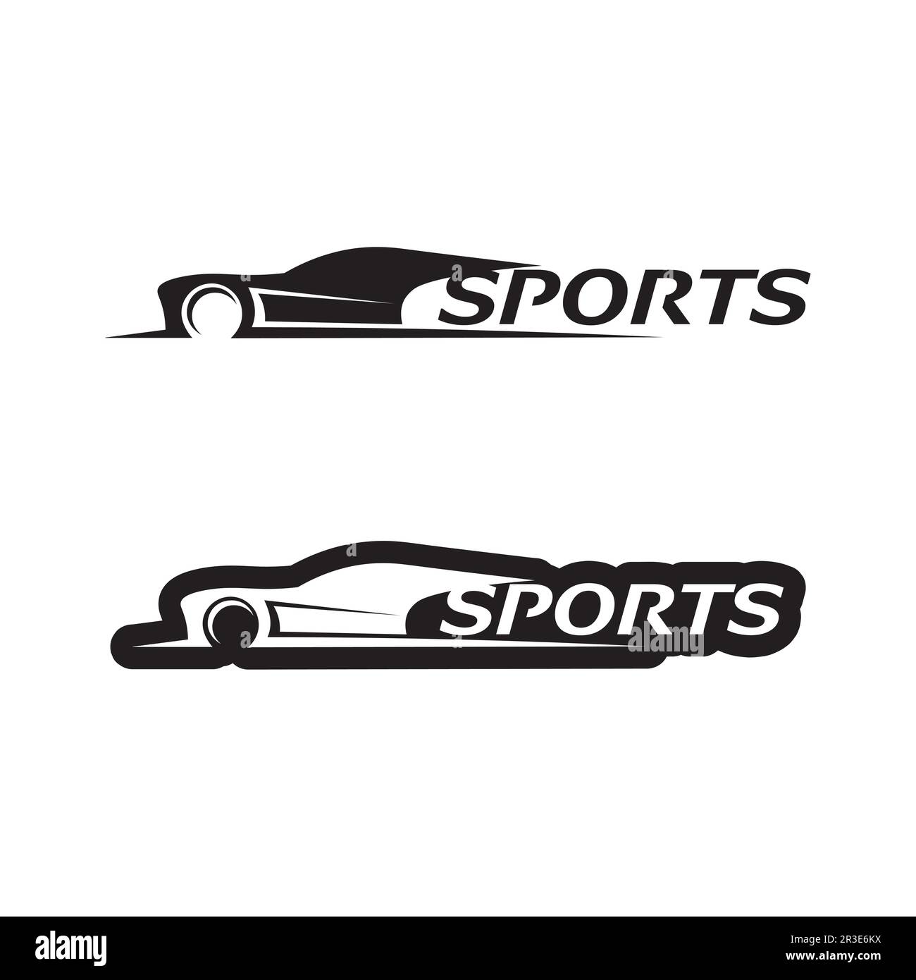 Car icons and vector logo automobiles for travel truck bus and other ...