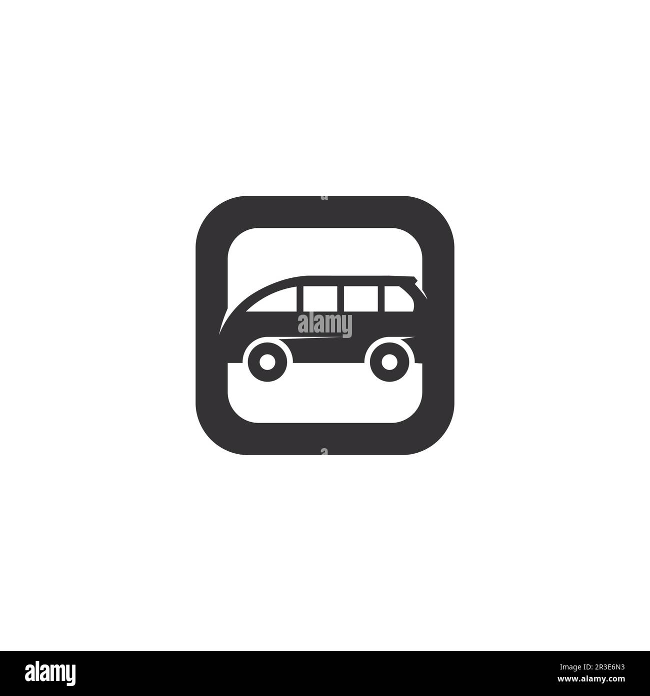 Car icons and vector logo automobiles for travel truck bus and other ...