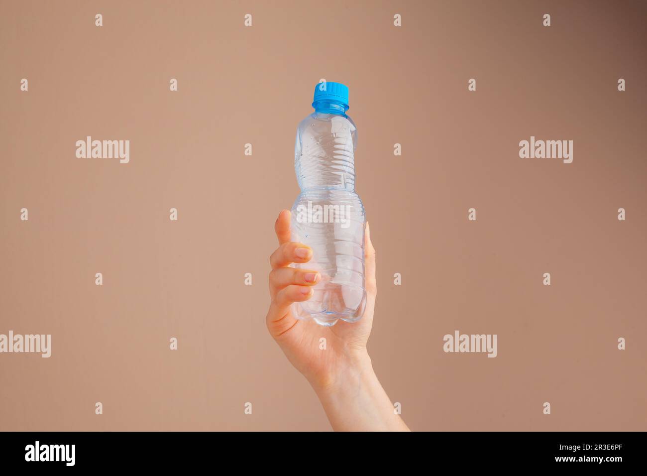 Hands holding plastic garbage, pollution and recycling concept Stock ...