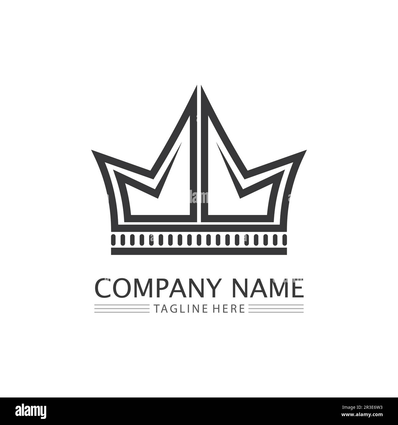 Crown Logo King Logo Queen Logo Princess Template Vector Icon Illustration Design Imperial