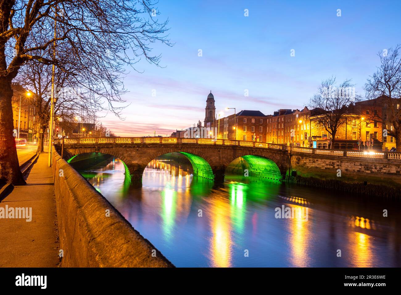 Grattan Bridge over the River Liffey in Dublin Ireland Stock Photo - Alamy