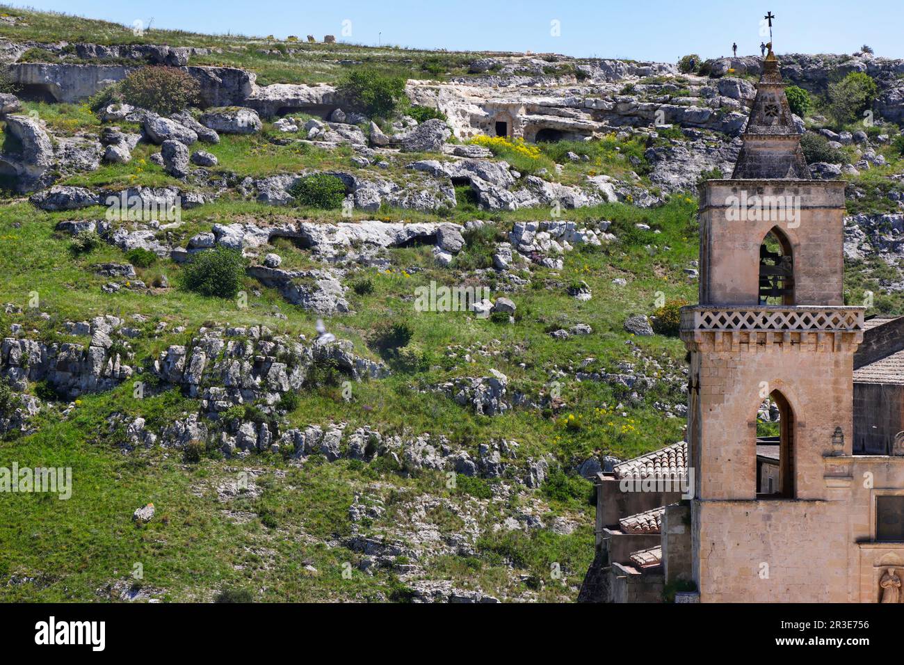Dramatic views of the caves surrounding Matera, Basilicata region of ...