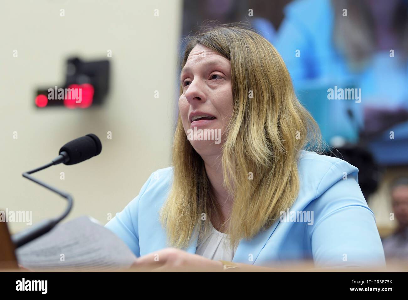 Washington, USA. 23rd May, 2023. Tammy Nobles, mother of Kayla Hamilton ...