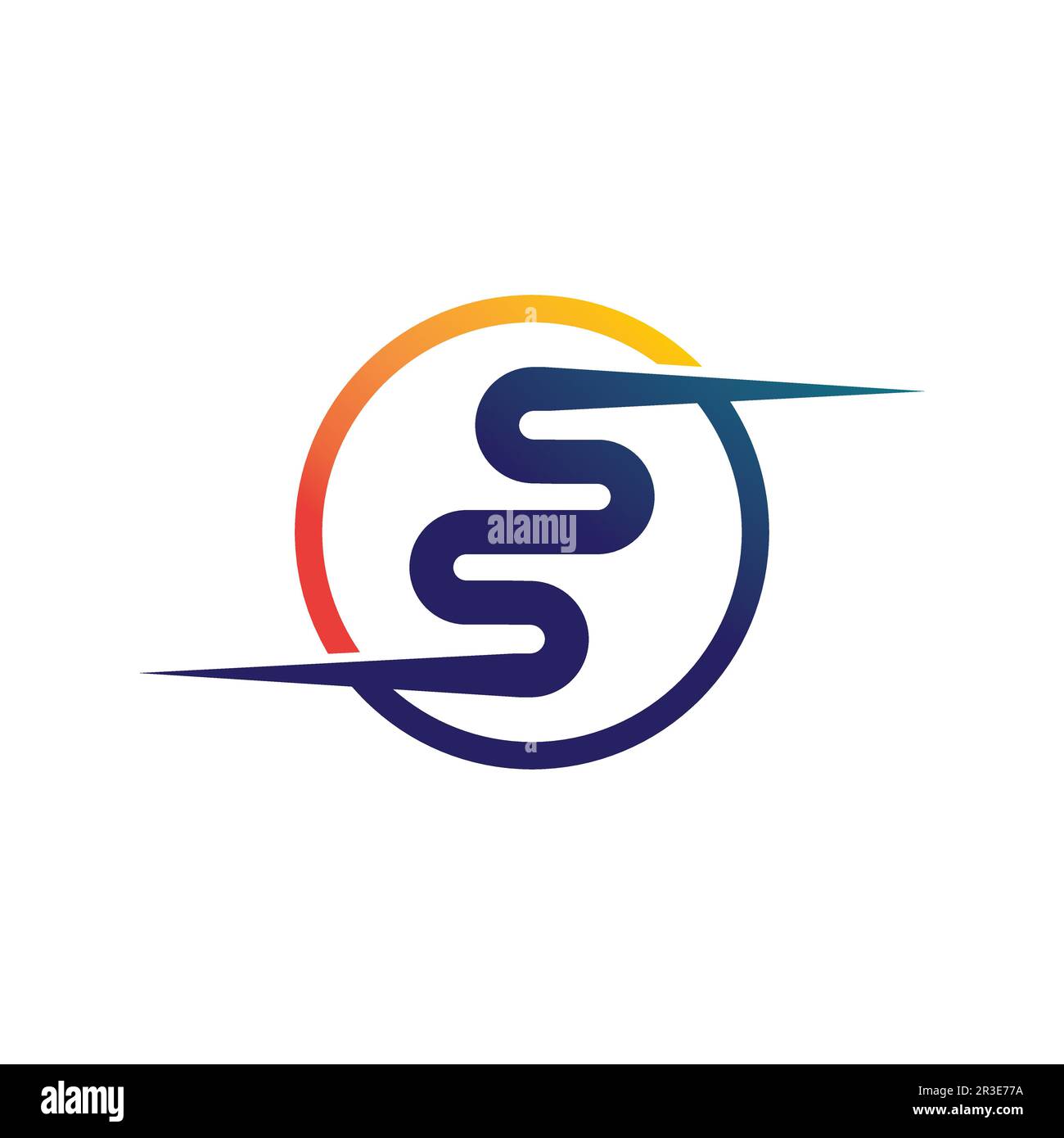 S font logo Business corporate S letter logo design vector Stock Vector ...