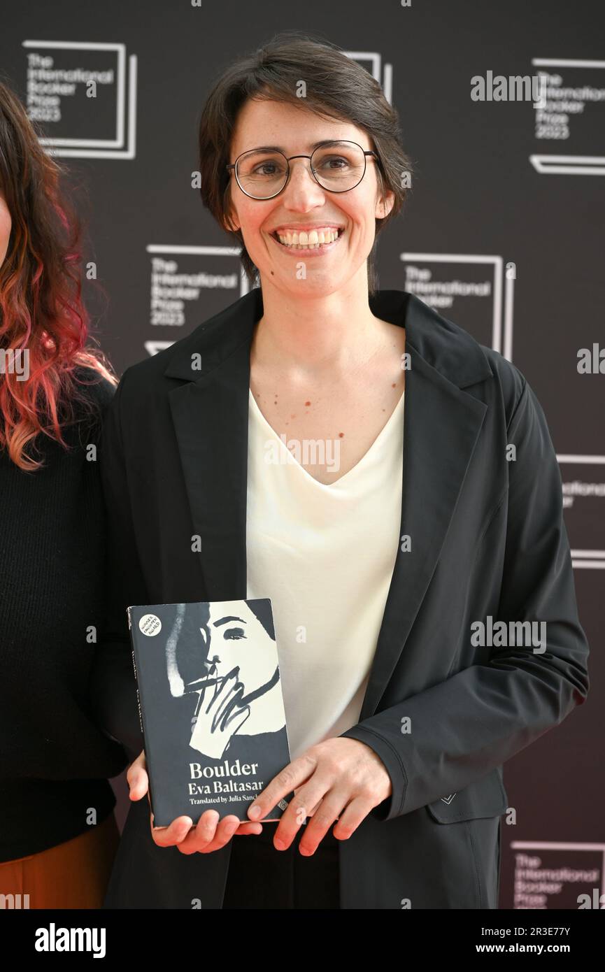 London, UK. 23rd May, 2023. Eva Baltasar author of Booker-shortlisted ...