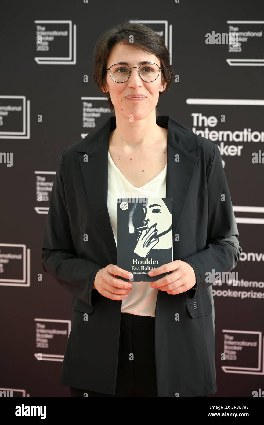 London, UK. 23rd May, 2023. Eva Baltasar author of Booker-shortlisted ...