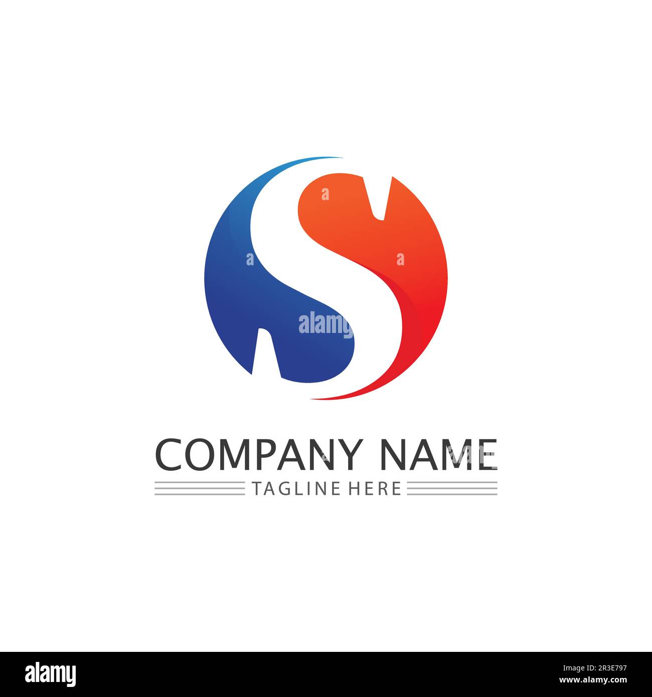 S font logo Business corporate S letter logo design vector Stock Vector ...