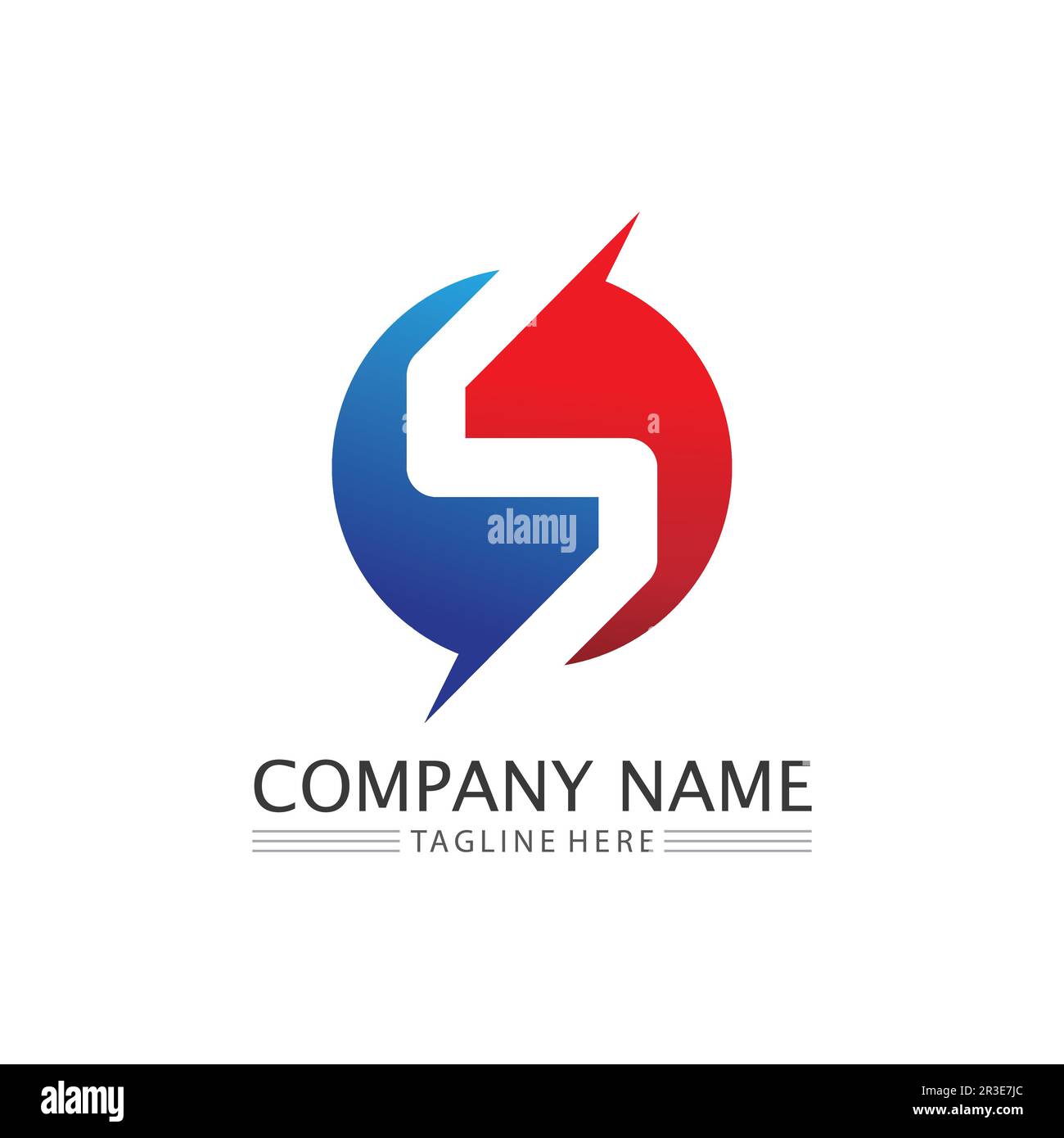 S font logo Business corporate S letter logo design vector Stock Vector ...