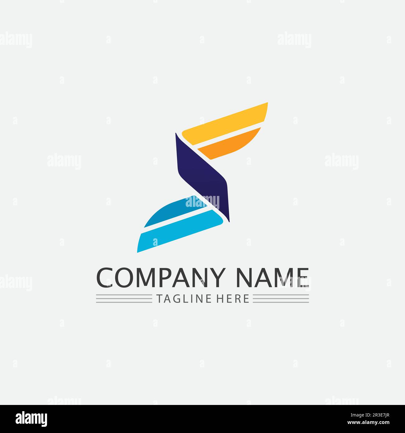 S font and letter Business corporate S letter logo design vector Stock ...