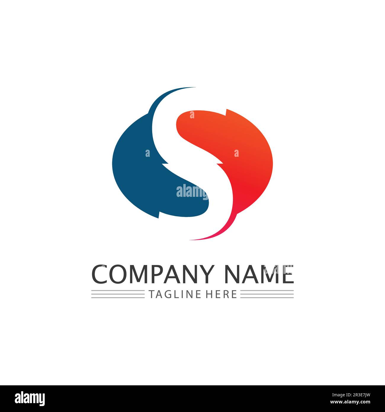 S font logo Business corporate S letter logo design vector Stock Vector ...