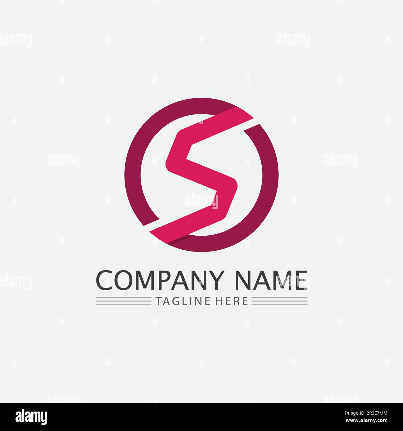 S font and letter Business corporate S letter logo design vector Stock ...
