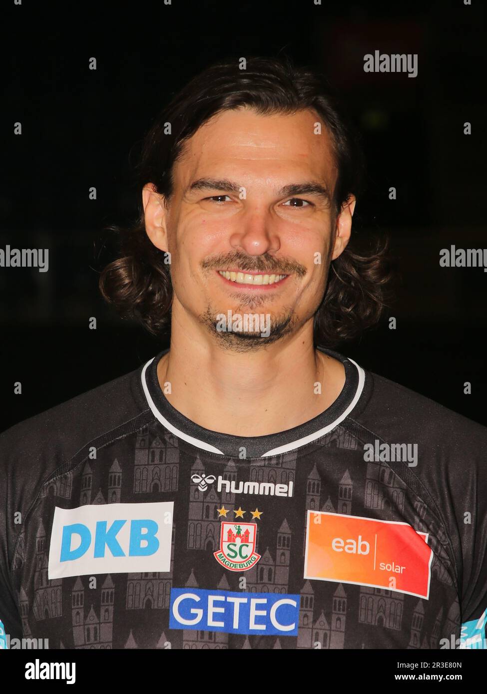 Handball goalkeeper Jannick Green SC Magdeburg HBL Liqui Moly Handball ...