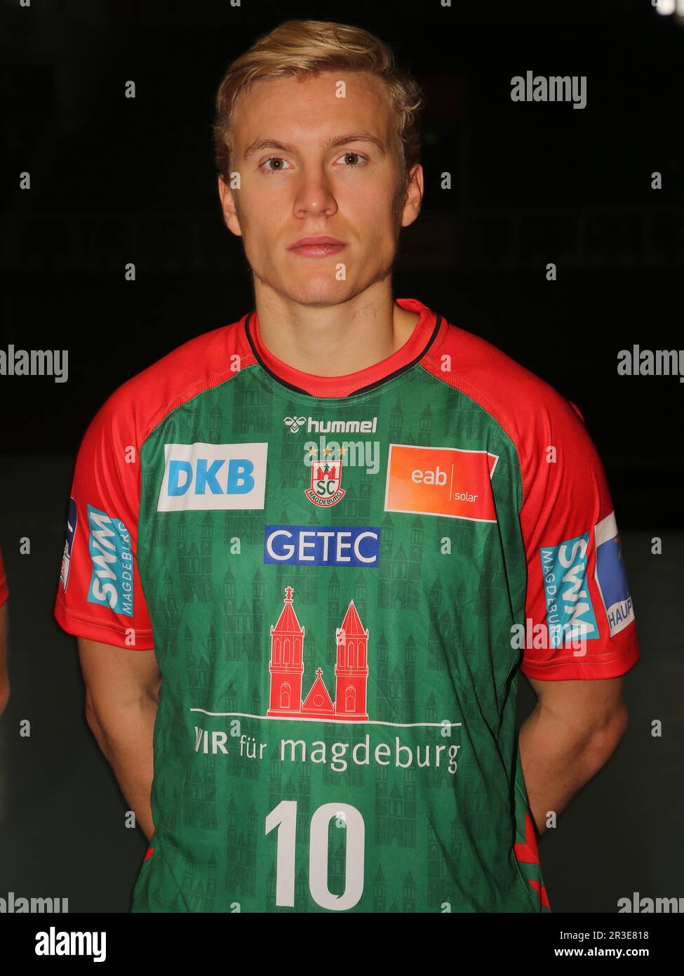 Handballer Gisli Kristjansson SC Magdeburg HBL Liqui Moly Handball ... Handballer Gisli Kristjansson SC Magdeburg HBL Liqui Moly Handball ...