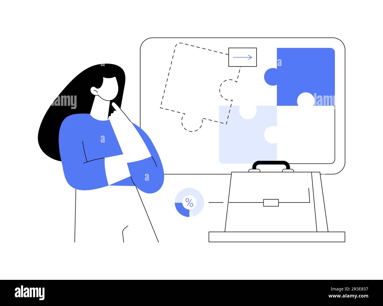 Project initiation and planning abstract concept vector illustration ...