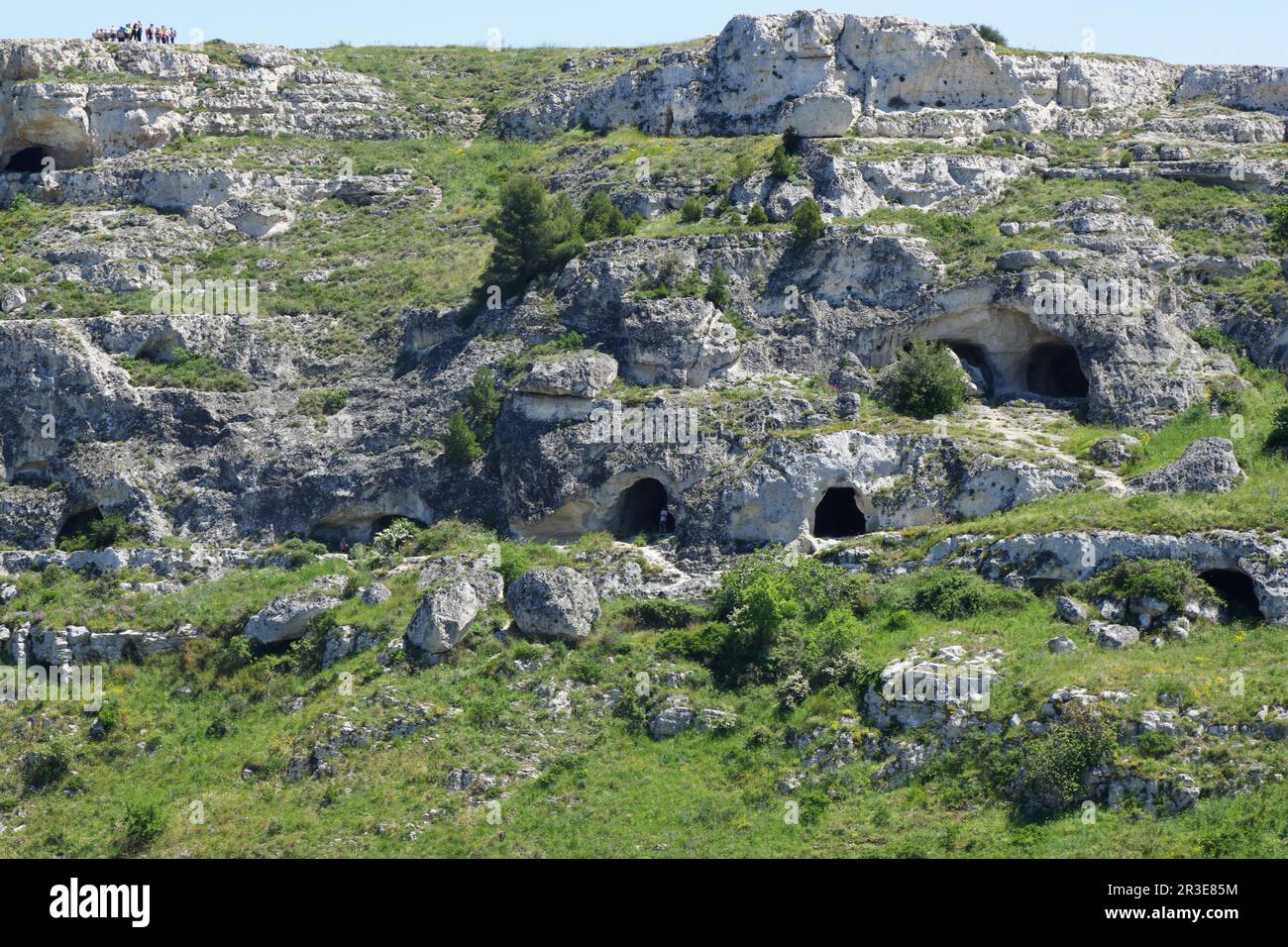 Dramatic views of the caves surrounding Matera, Basilicata region of ...