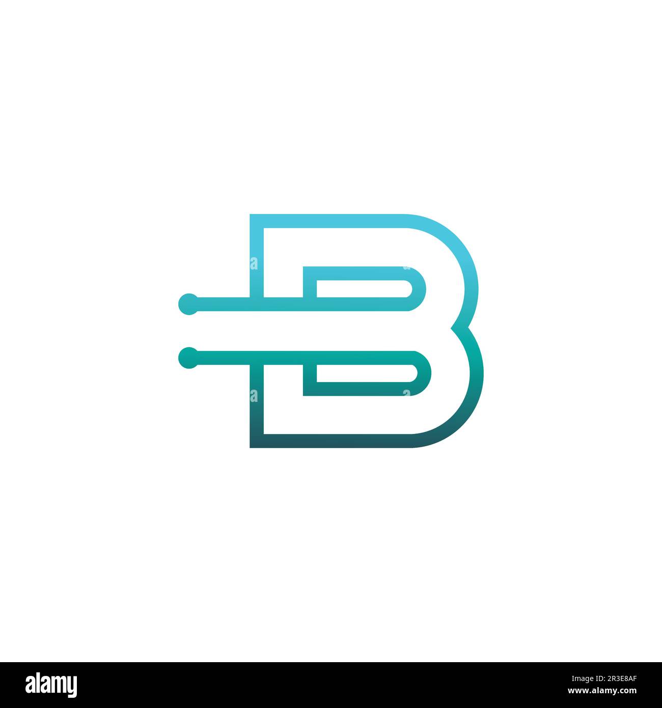 B font and Letter b logo design with modern concept. Icon letter b ...