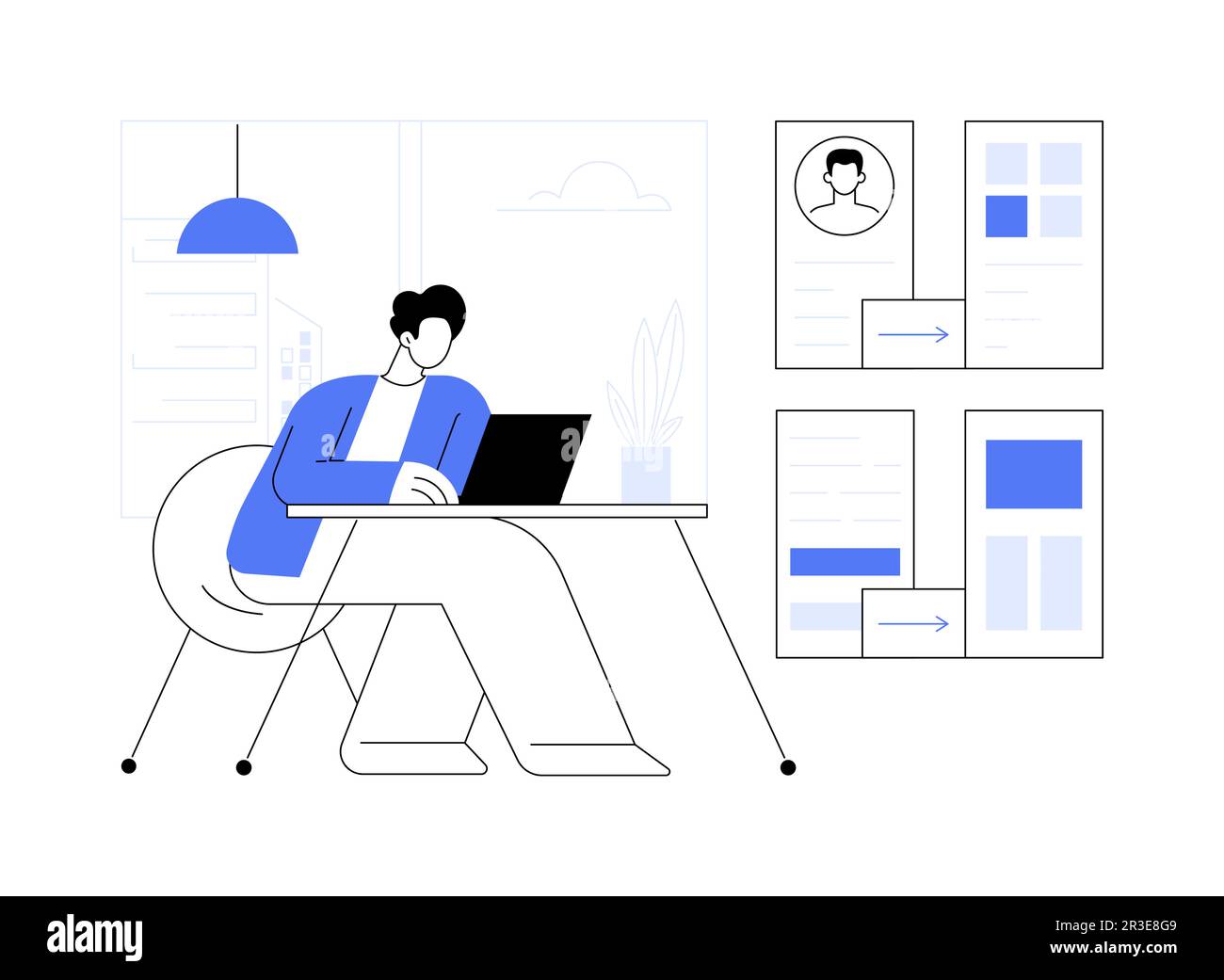 Experience maps abstract concept vector illustration Stock Vector Image ...