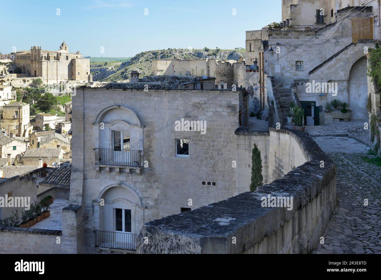 Scenes in local neighbourhoods and old streets of Matera, Basilicata ...