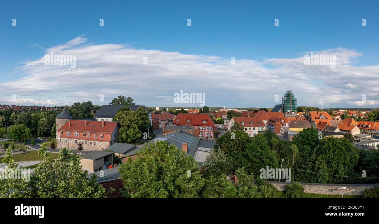 Aerial photos from Harzgerode in the Harz Mountains Stock Photo - Alamy