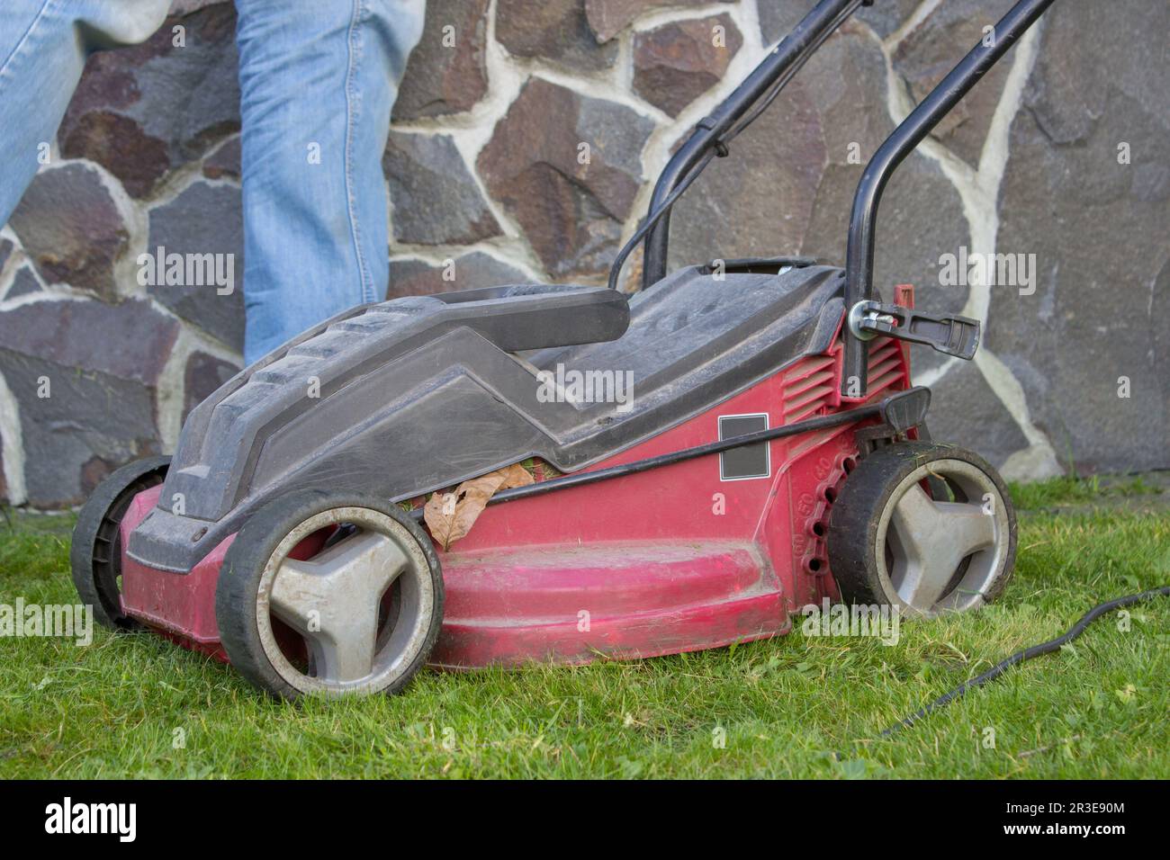 Old grass cutter hi-res stock photography and images - Alamy