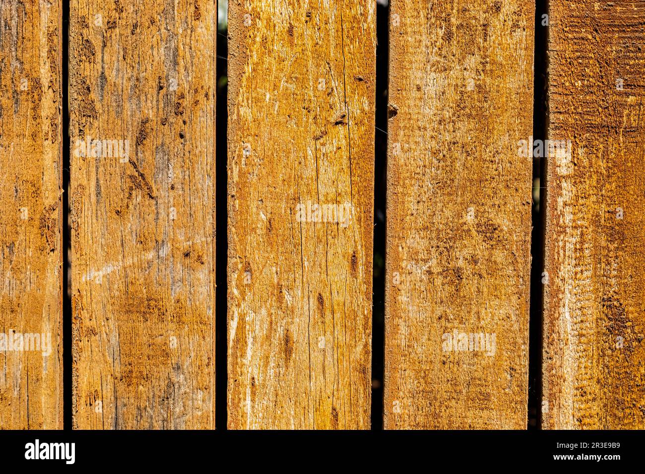 Macro image of exterior wooden fence texture on timber plank Stock ...
