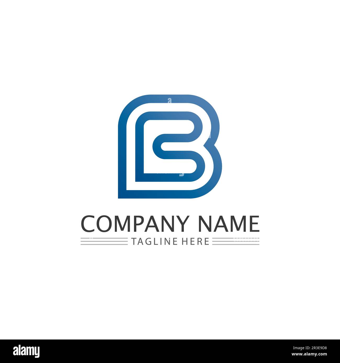 B Letter and b logo design with modern concept. Icon letter b vector ...