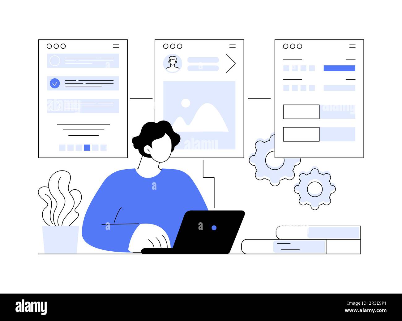 Wireframes Cut Out Stock Images & Pictures - Alamy