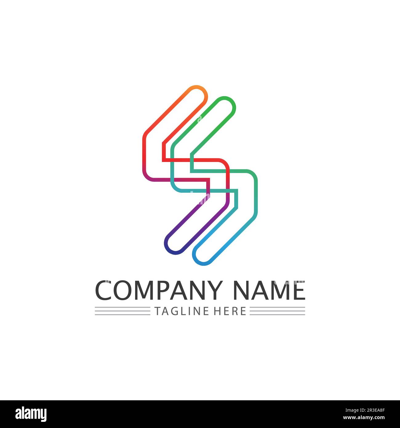 S font logo Business corporate S letter logo design vector Stock Vector ...