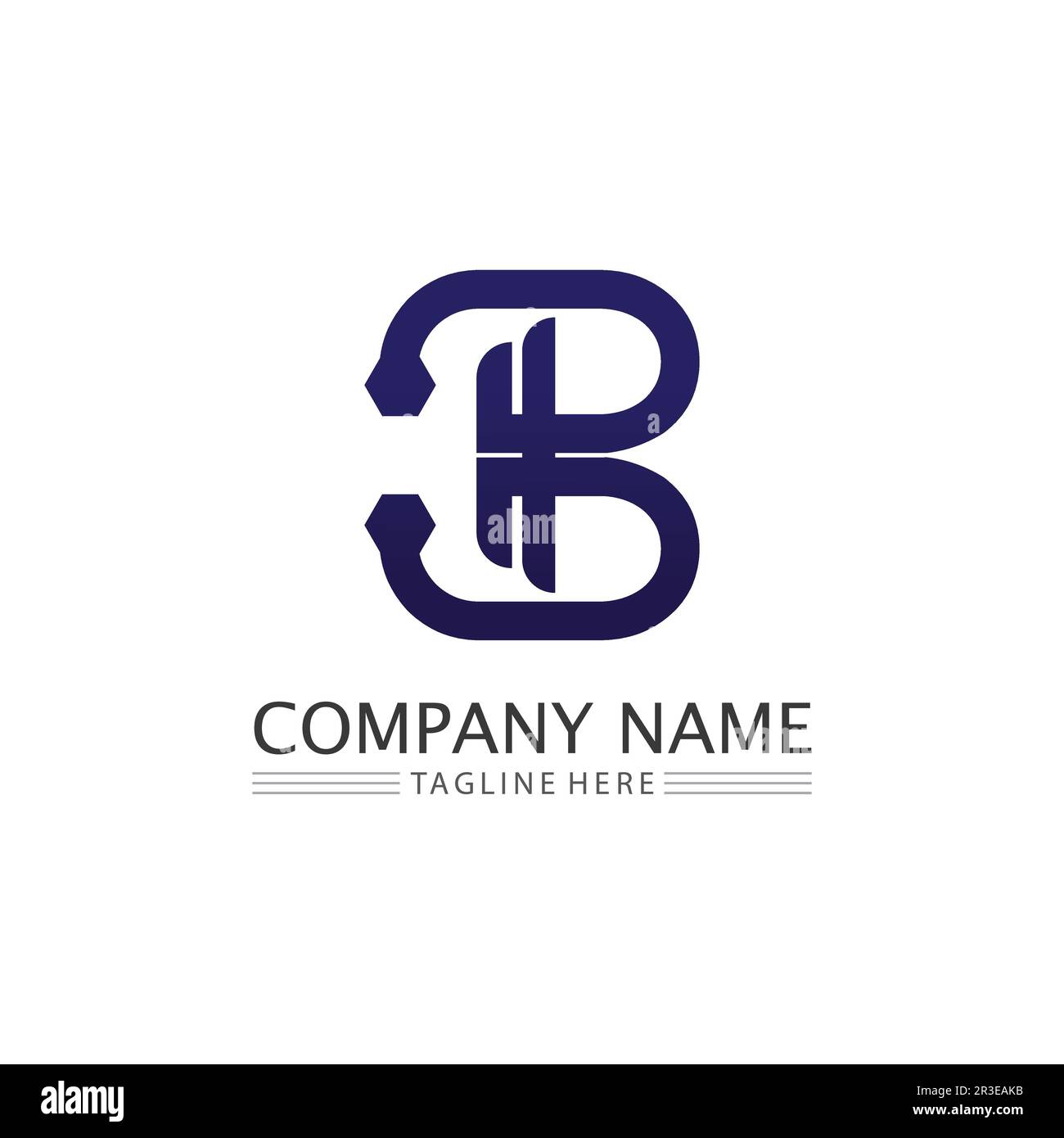 B font and Letter b logo design with modern concept. Icon letter b ...