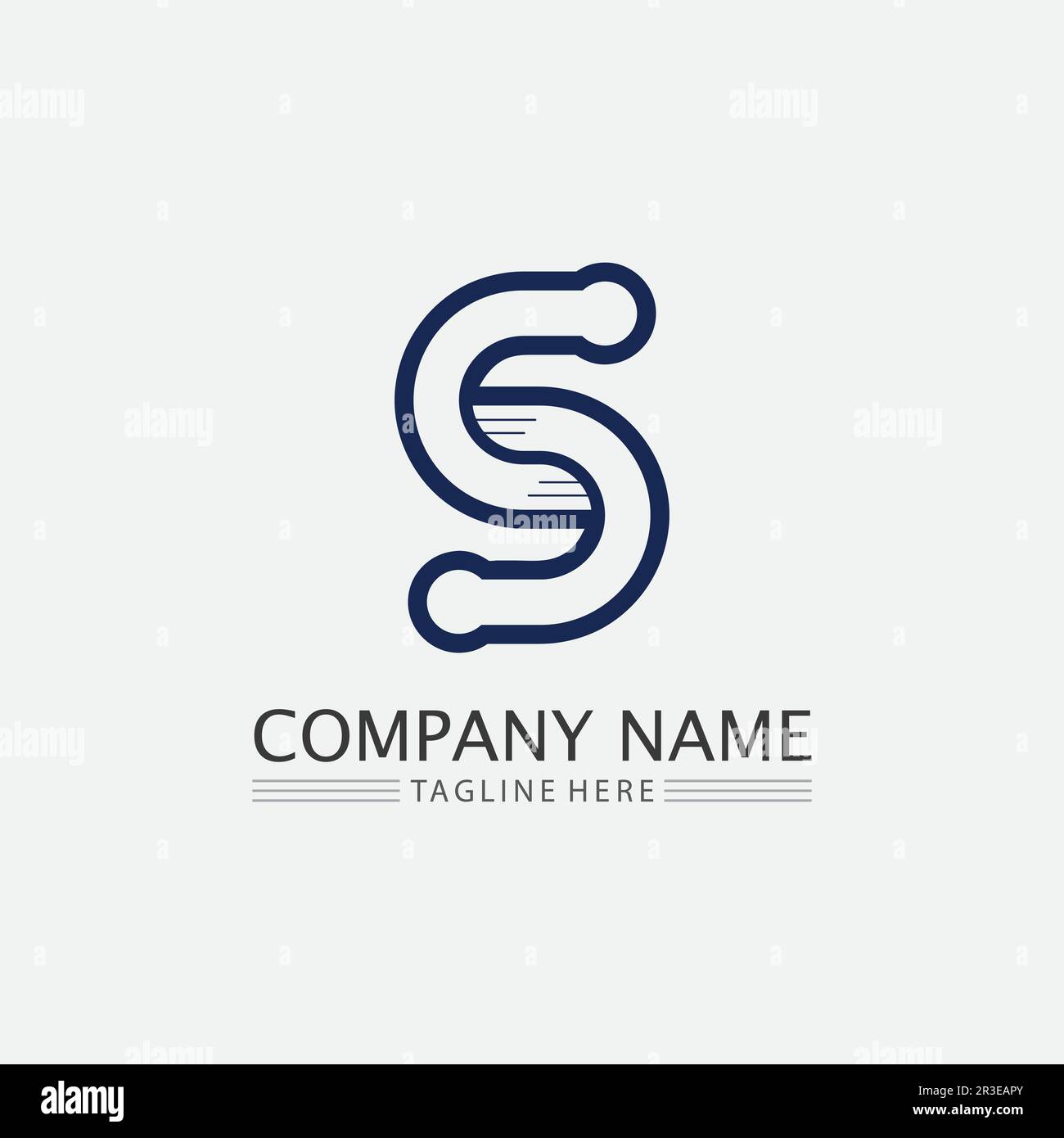 S font and letter Business corporate S letter logo design vector Stock ...
