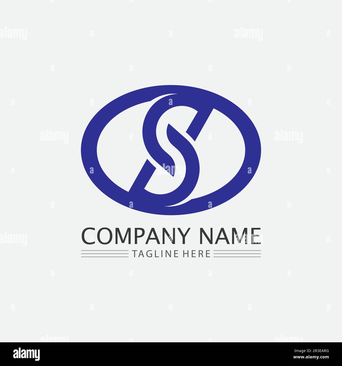 S font and letter logo Business corporate S letter logo design vector ...