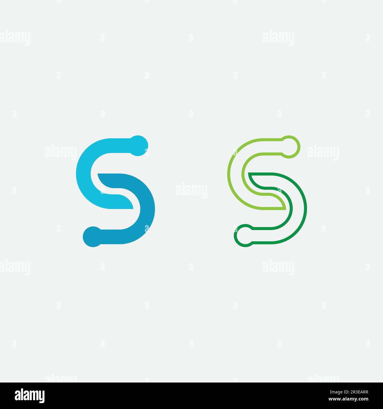 S font and letter Business corporate S letter logo design vector Stock ...