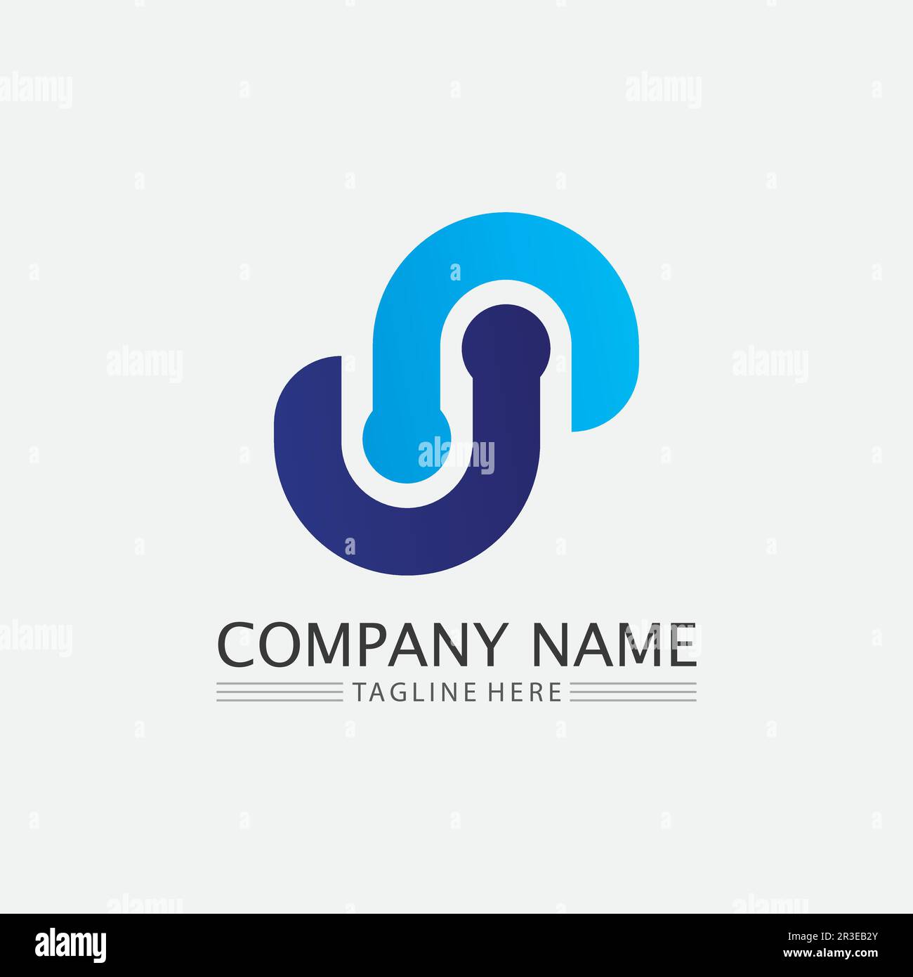 S font and letter logo Business corporate S letter logo design vector ...