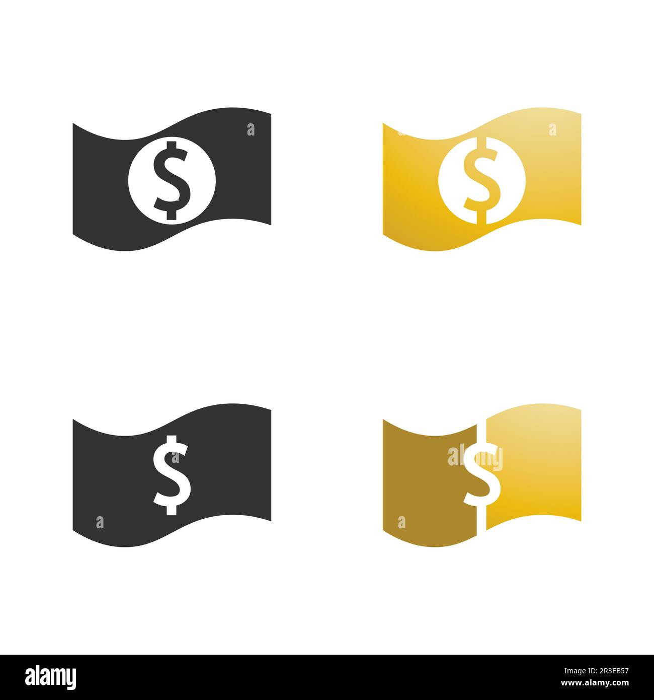 money icon and logo design vector illustration Stock Vector Image & Art ...