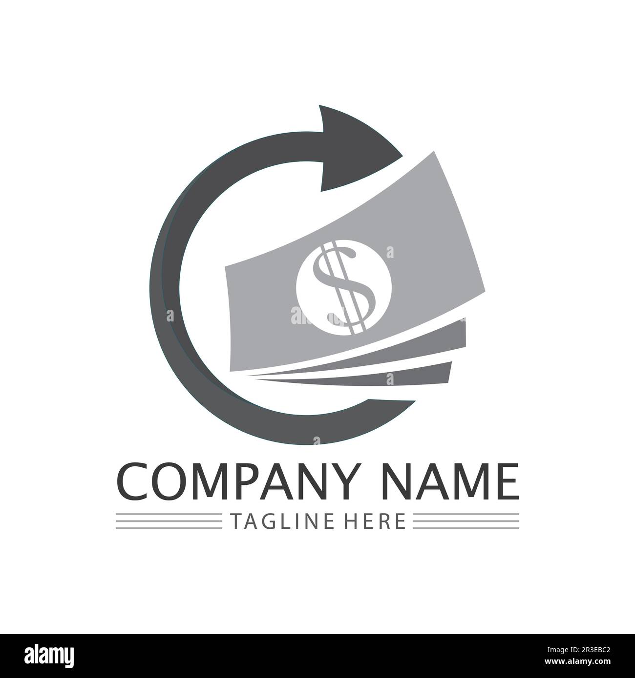 money icon and logo design vector illustration Stock Vector Image & Art ...