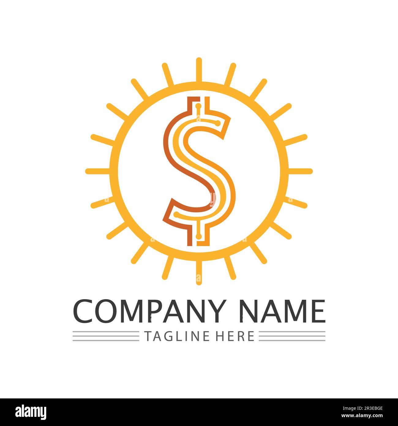 money icon and logo design vector illustration Stock Vector Image & Art ...