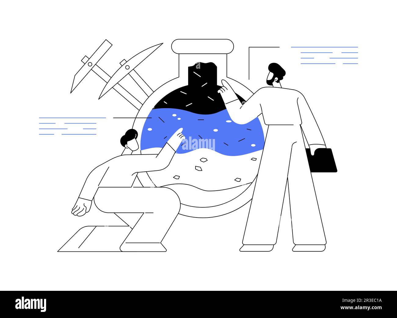 Soil science abstract concept vector illustration Stock Vector Image ...