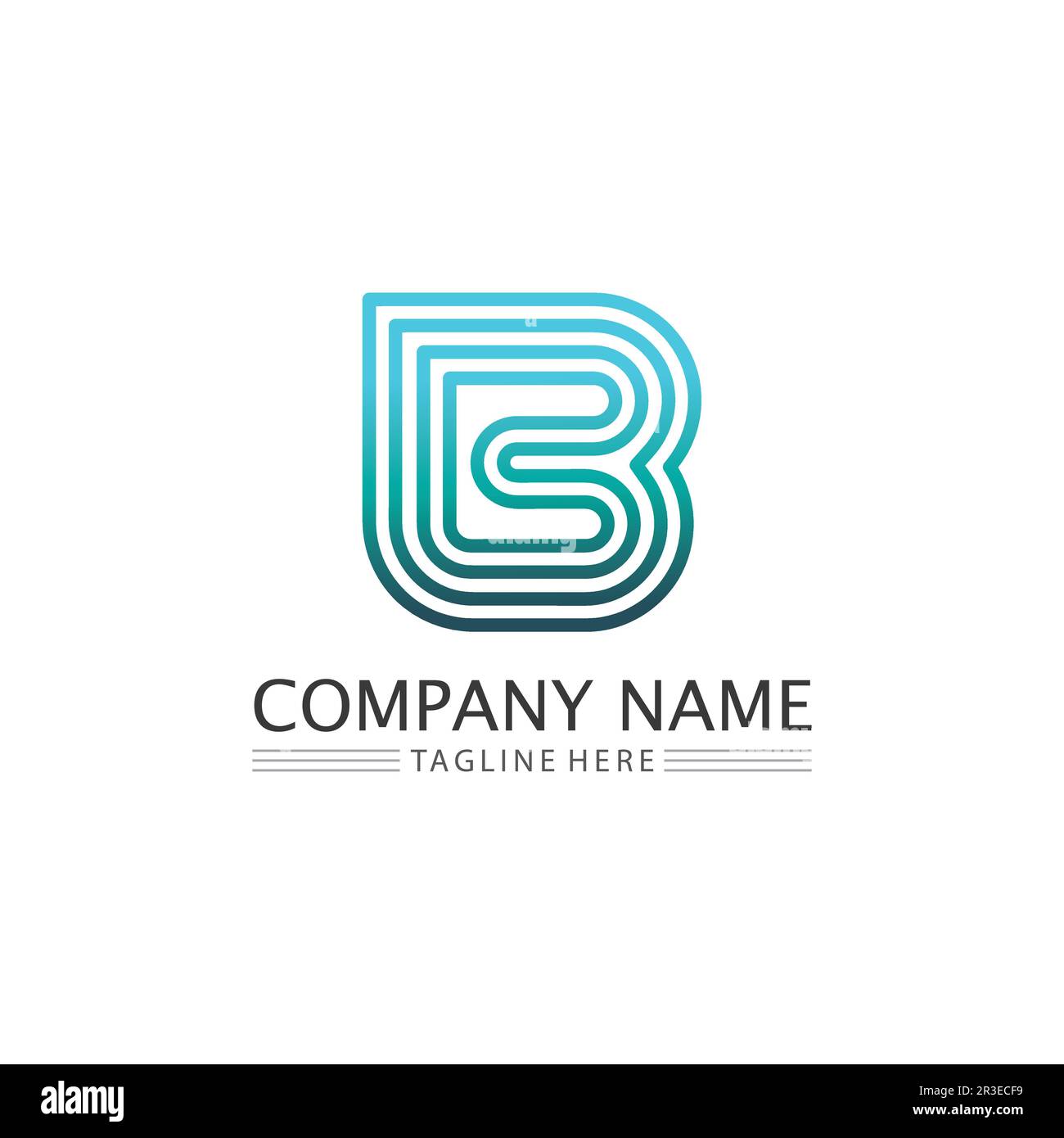 B Letter and b logo design with modern concept. Icon letter b vector ...
