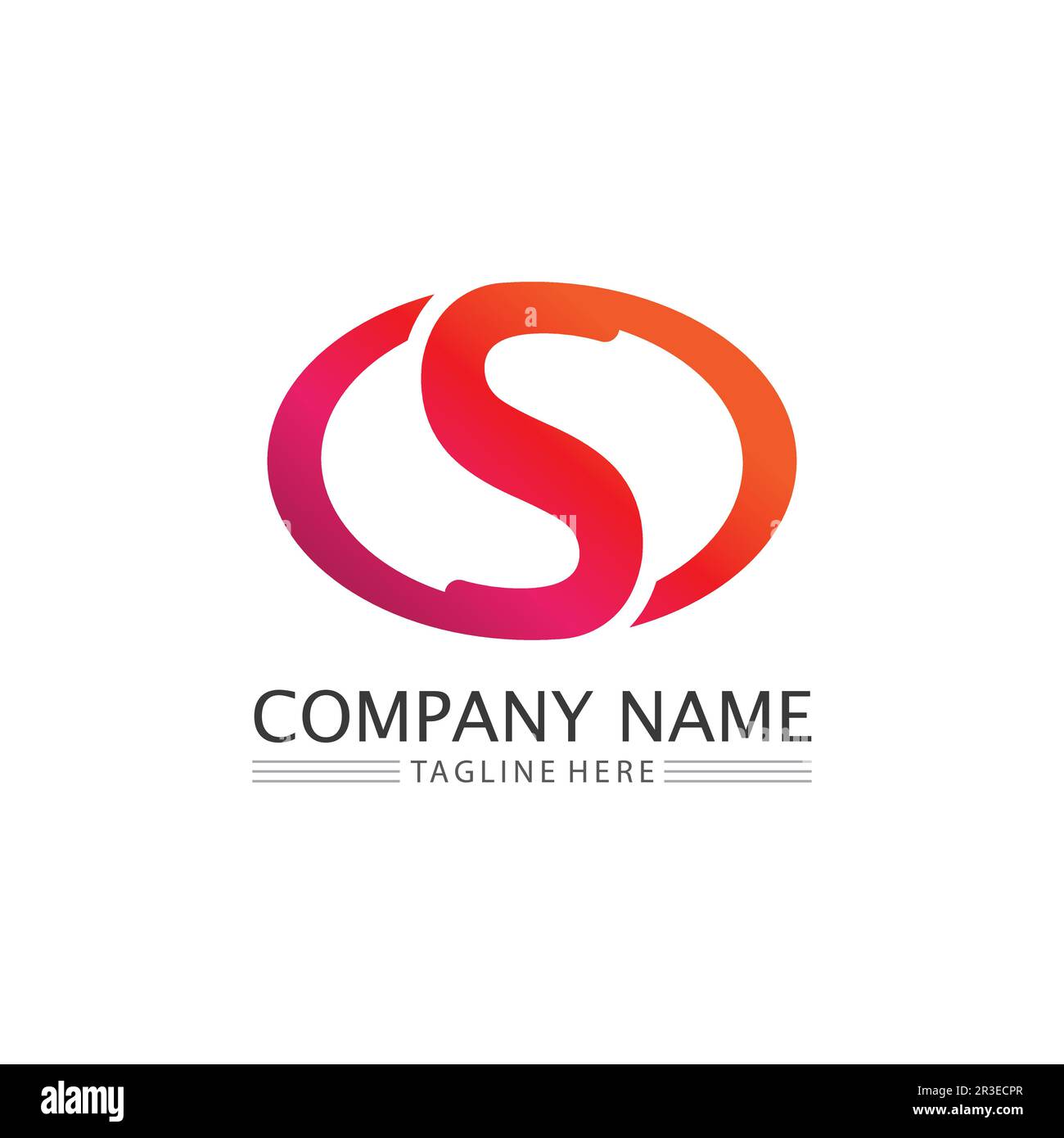 S font logo Business corporate S letter logo design vector Stock Vector ...