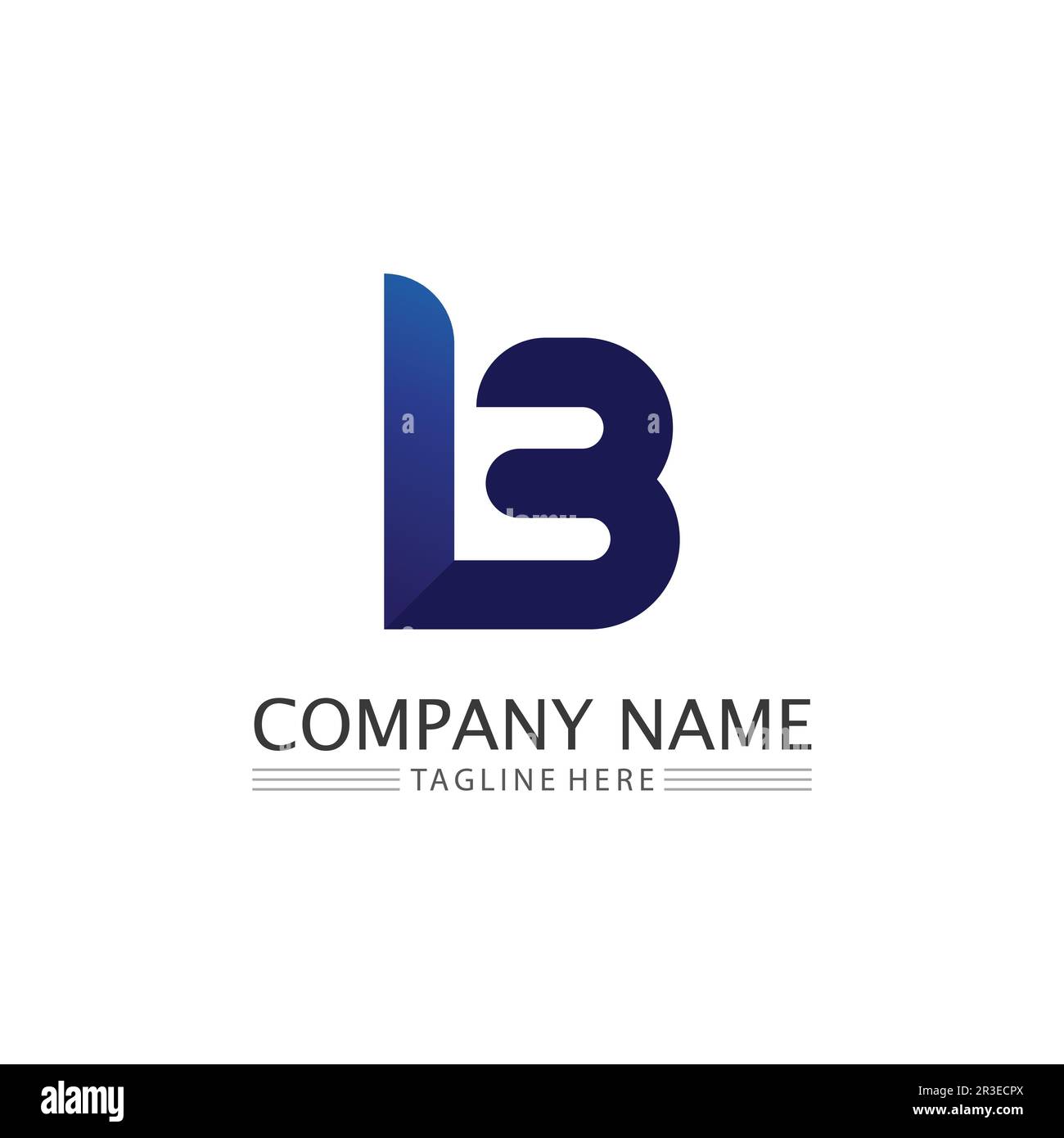 B font and Letter b logo design with modern concept. Icon letter b ...