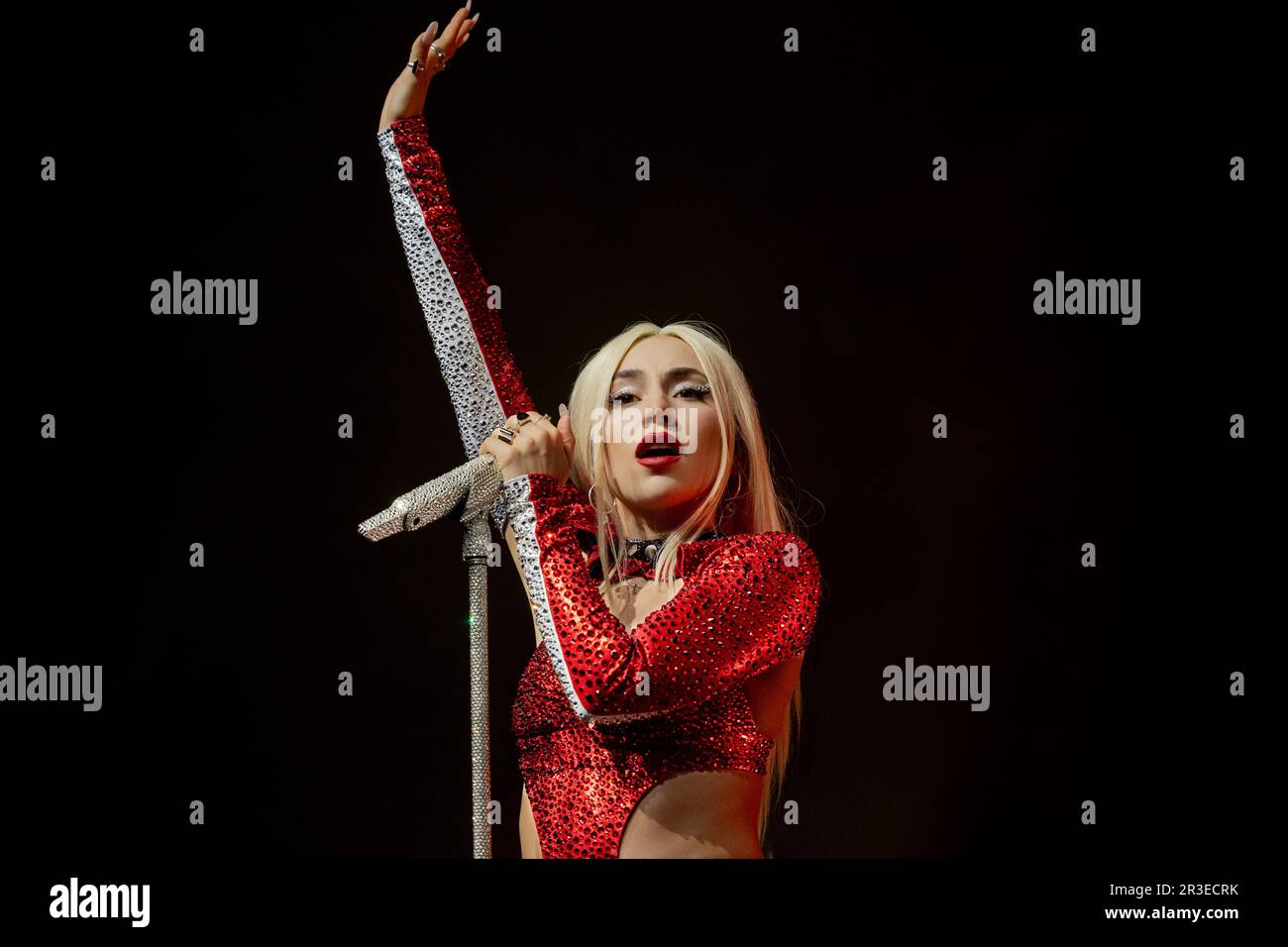 Italy 15 May 2023 Ava Max - Amanda Ava Koci - live at Fabrique Milan ...