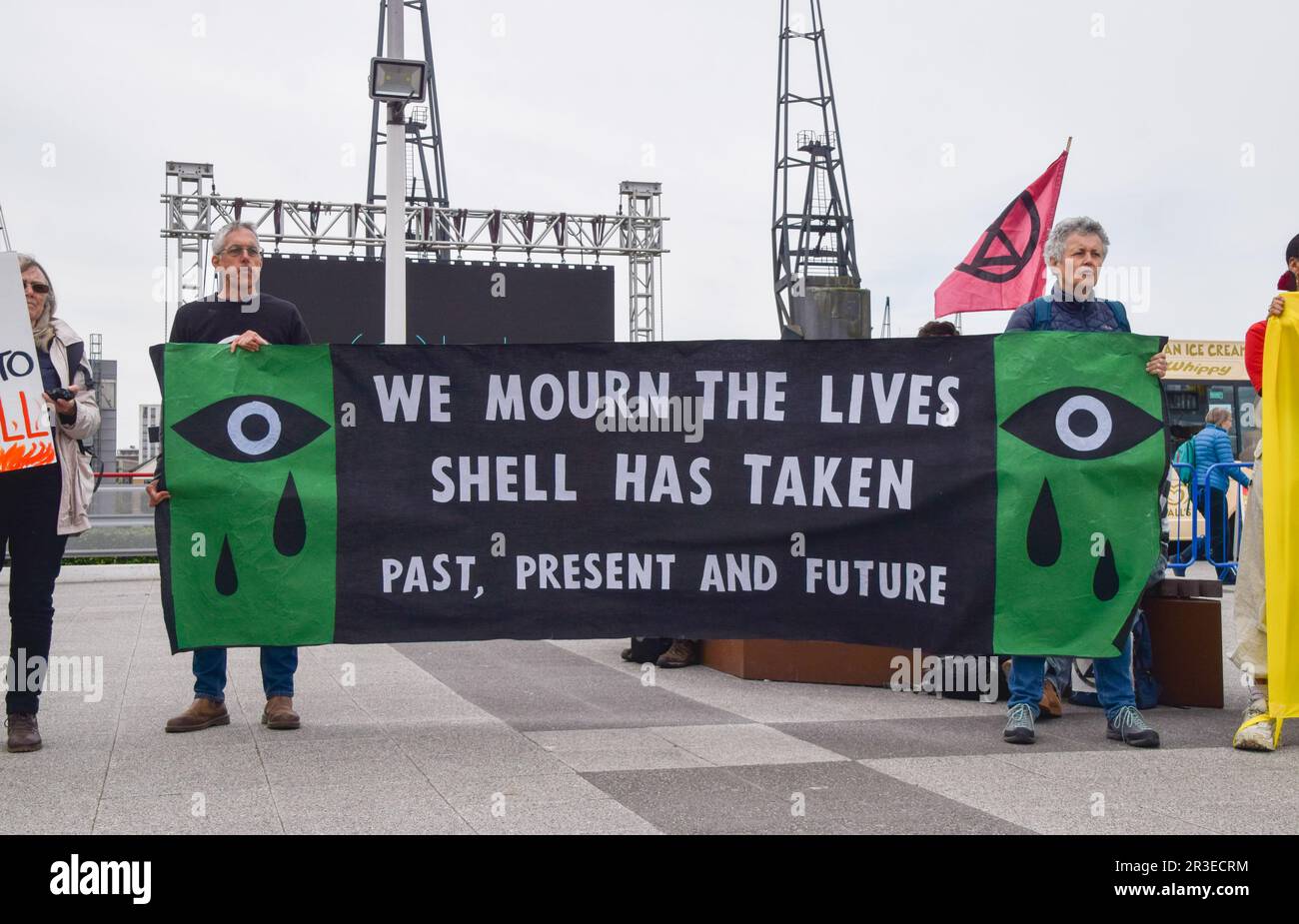 We mourn the lives shell has taken hi-res stock photography and images ...