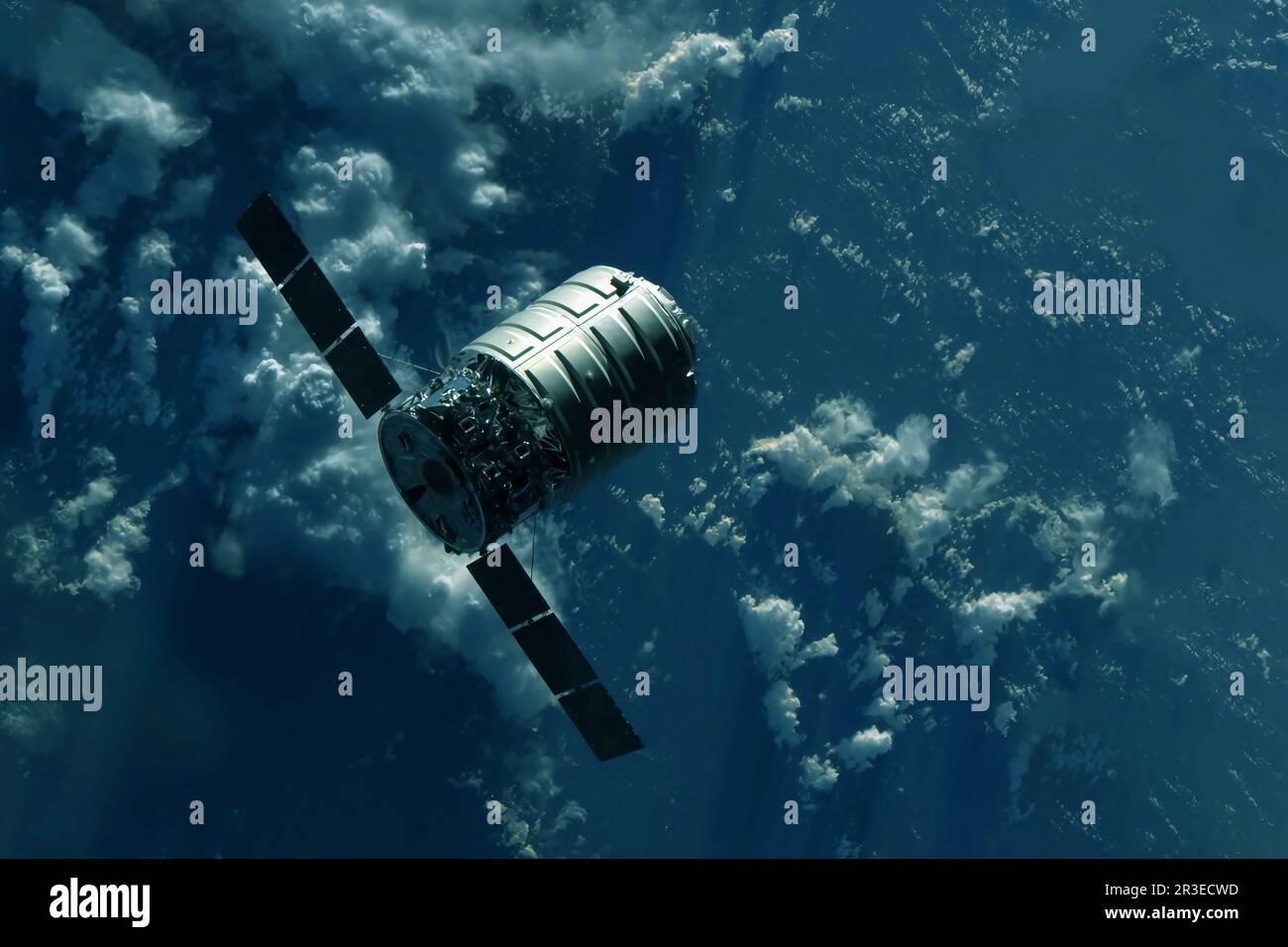 Spaceship in outer space. Elements of this image furnishing NASA Stock ...