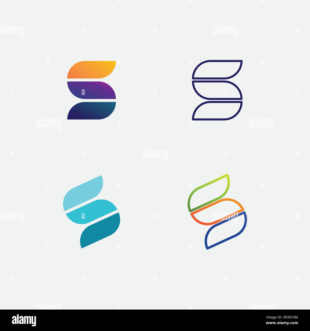 S font and letter Business corporate S letter logo design vector Stock ...