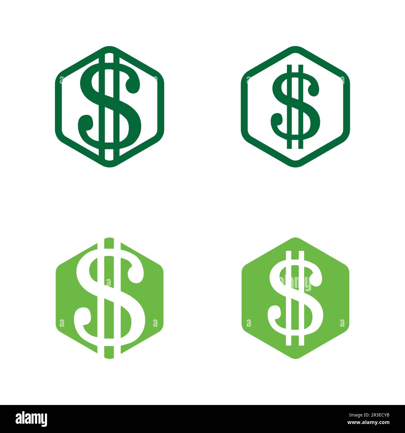 money icon and logo design vector illustration Stock Vector Image & Art ...