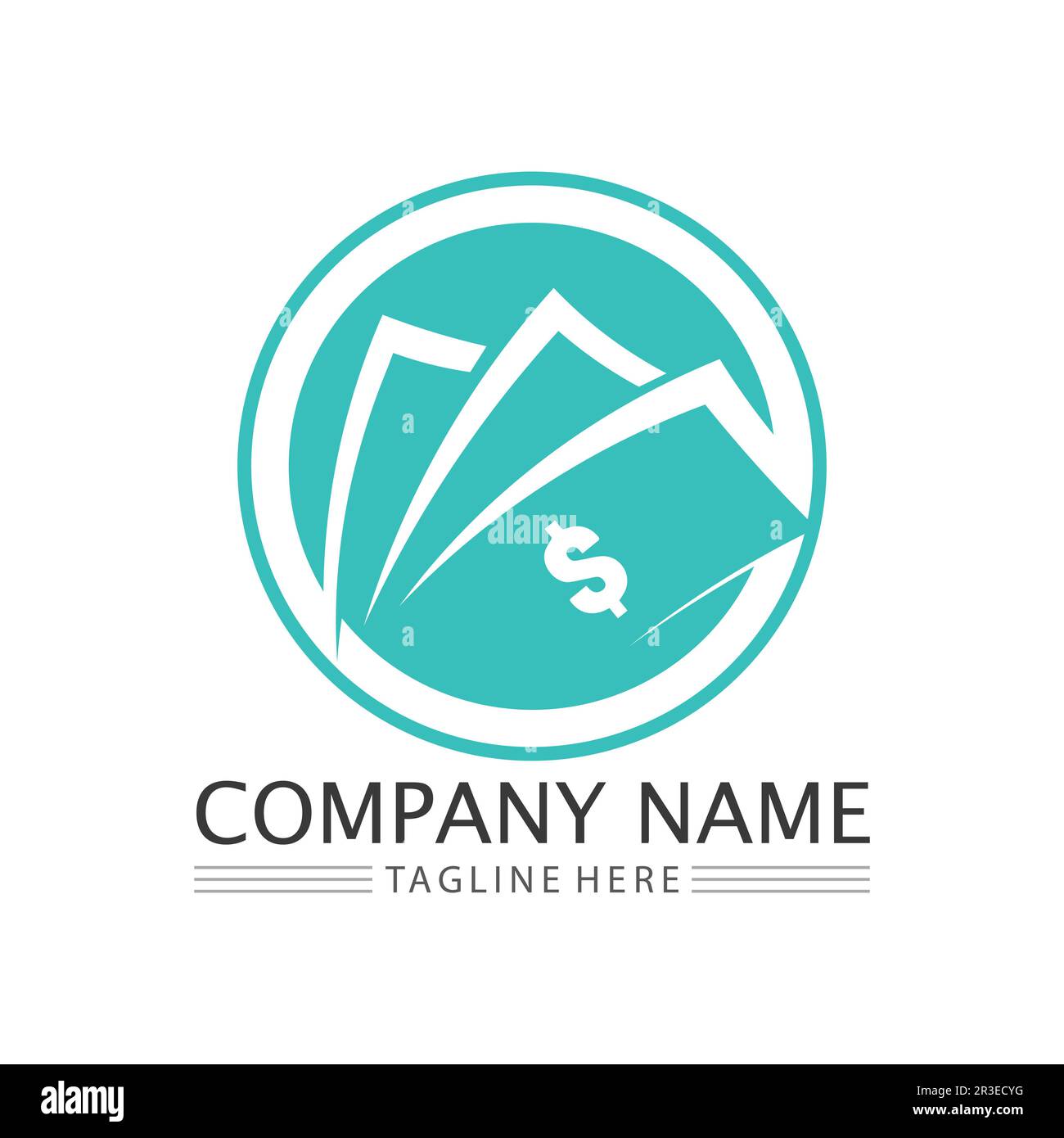 money icon and logo design vector illustration Stock Vector Image & Art ...