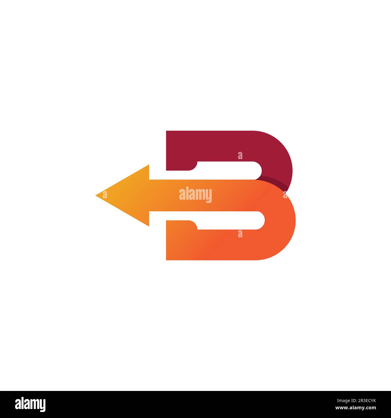 B font and Letter b logo design with modern concept. Icon letter b ...