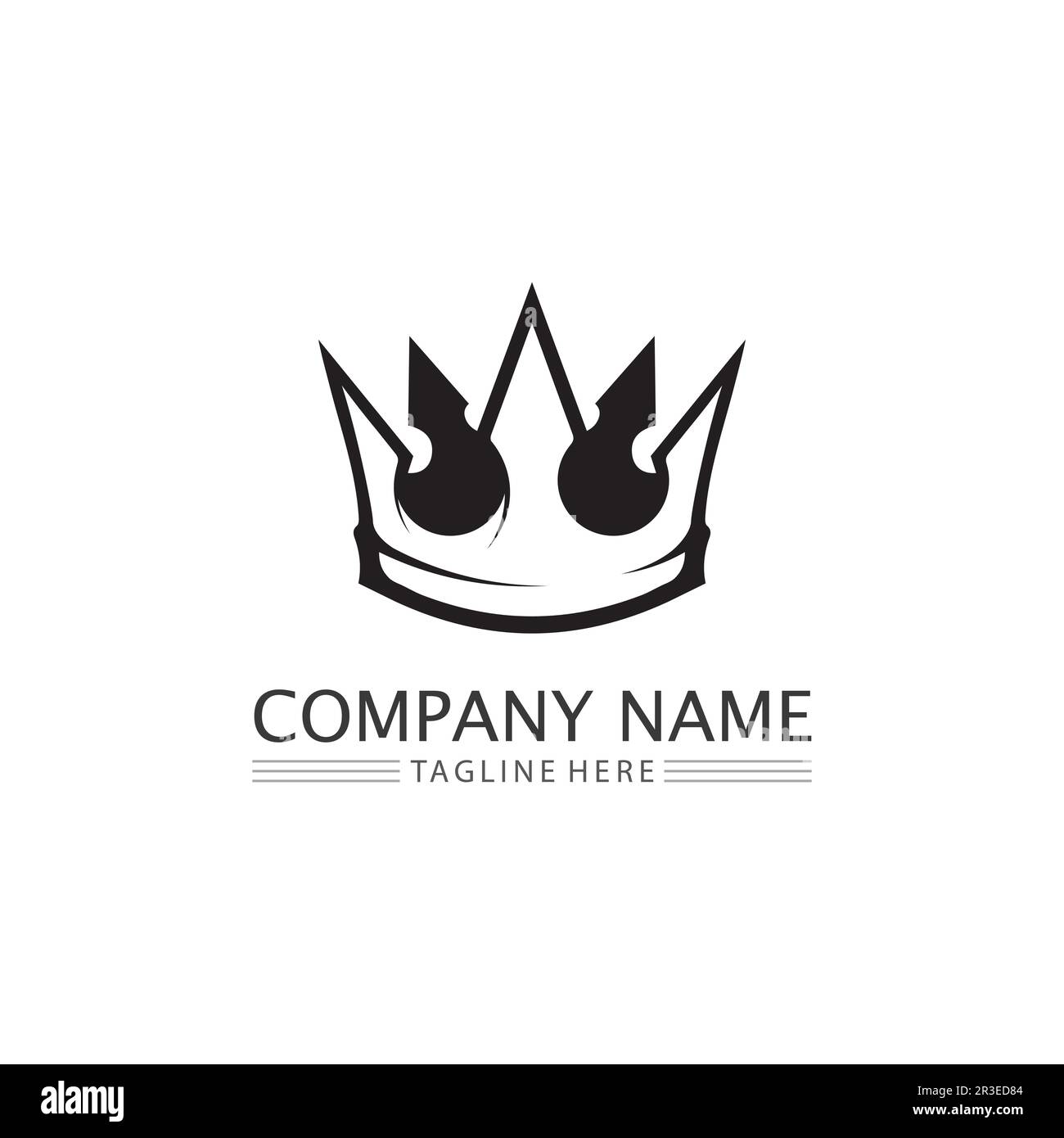 Crown Logo King Logo Queen Logo Princess Template Vector Icon Illustration Design Imperial