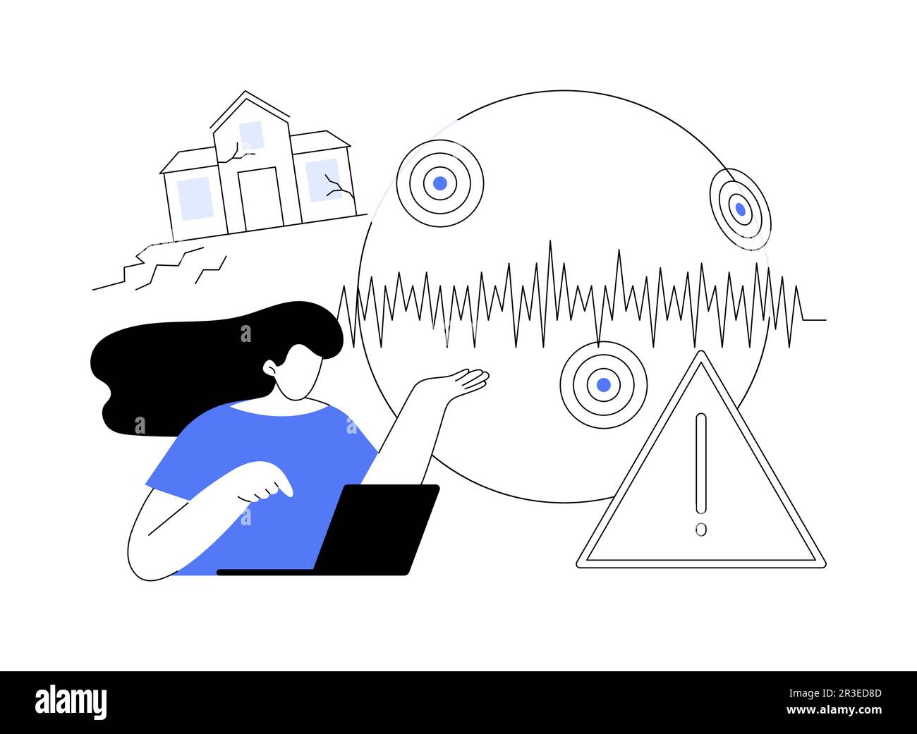 Seismology abstract concept vector illustration Stock Vector Image ...